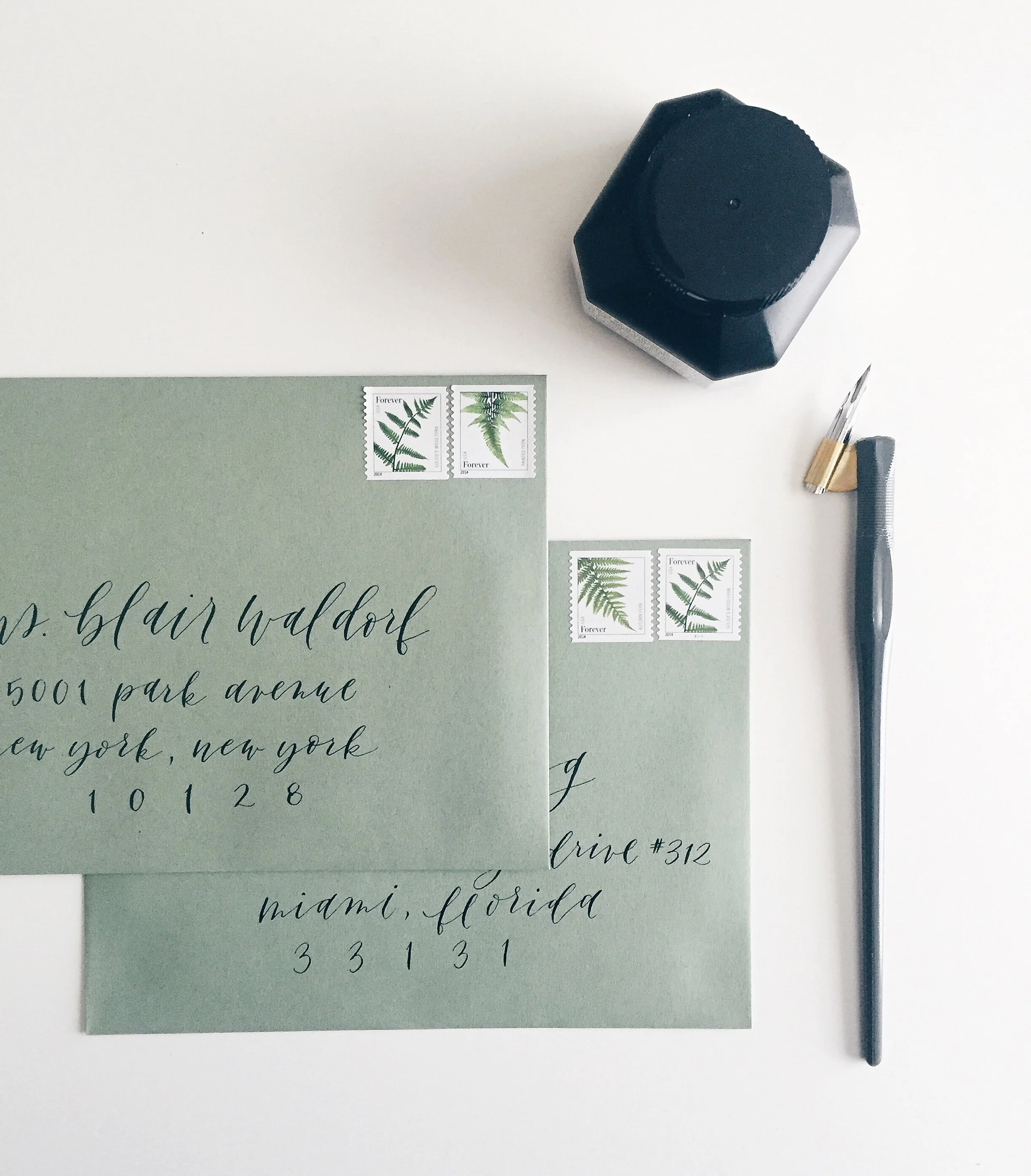 Envelope Calligraphy