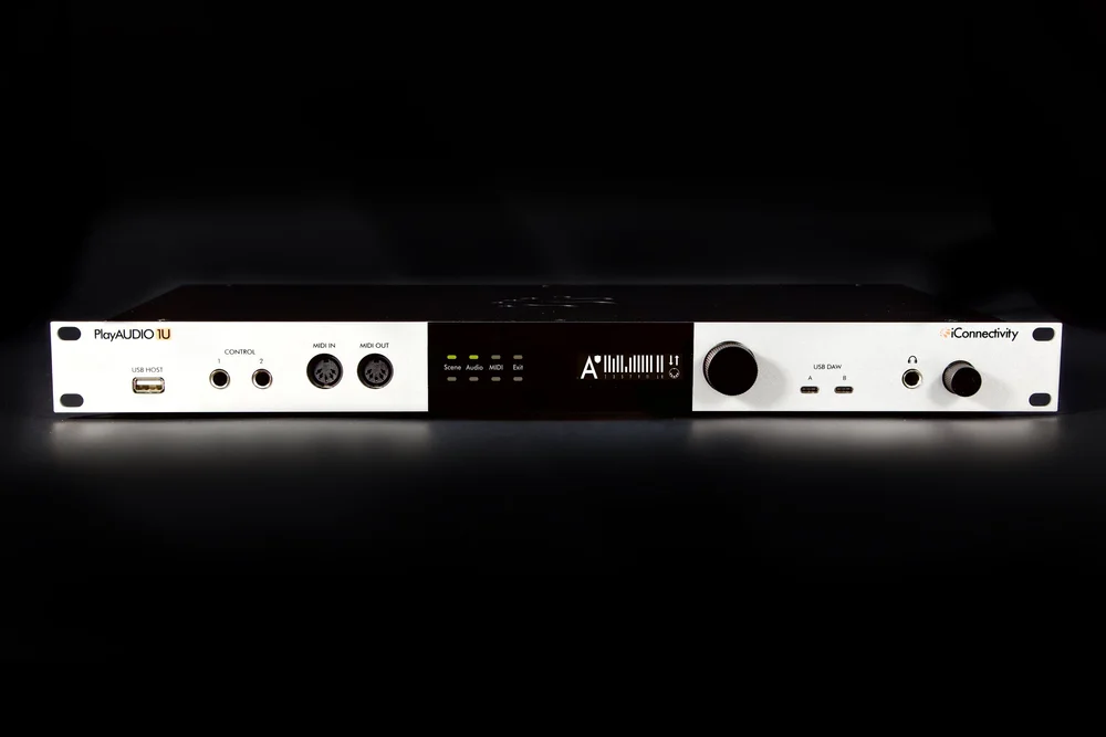 PlayAUDIO1U audio and MIDI interface for live perfomance — iConnectivity