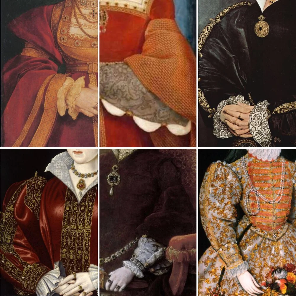 The Tudor Fashion Elements of the Costumes in Six (with Painting ...