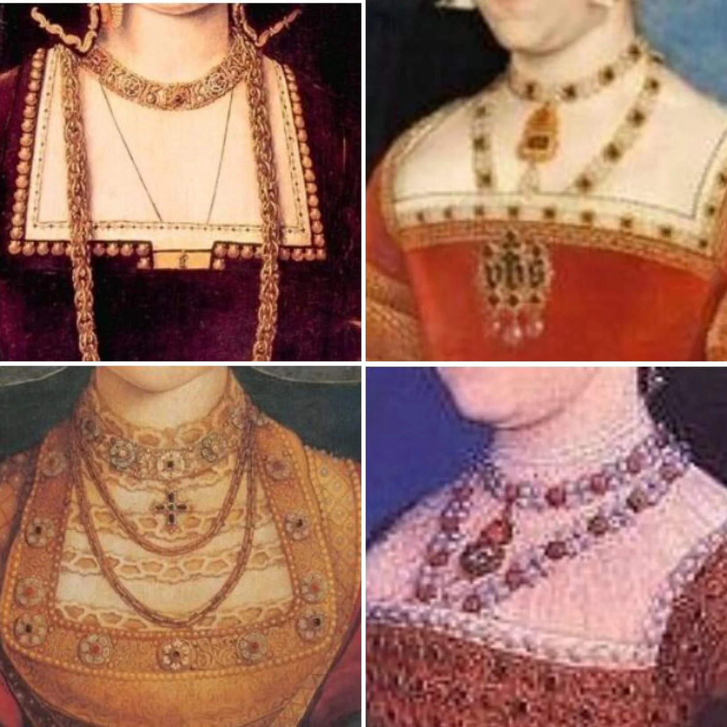 The Tudor Fashion Elements of the Costumes in Six (with Painting ...