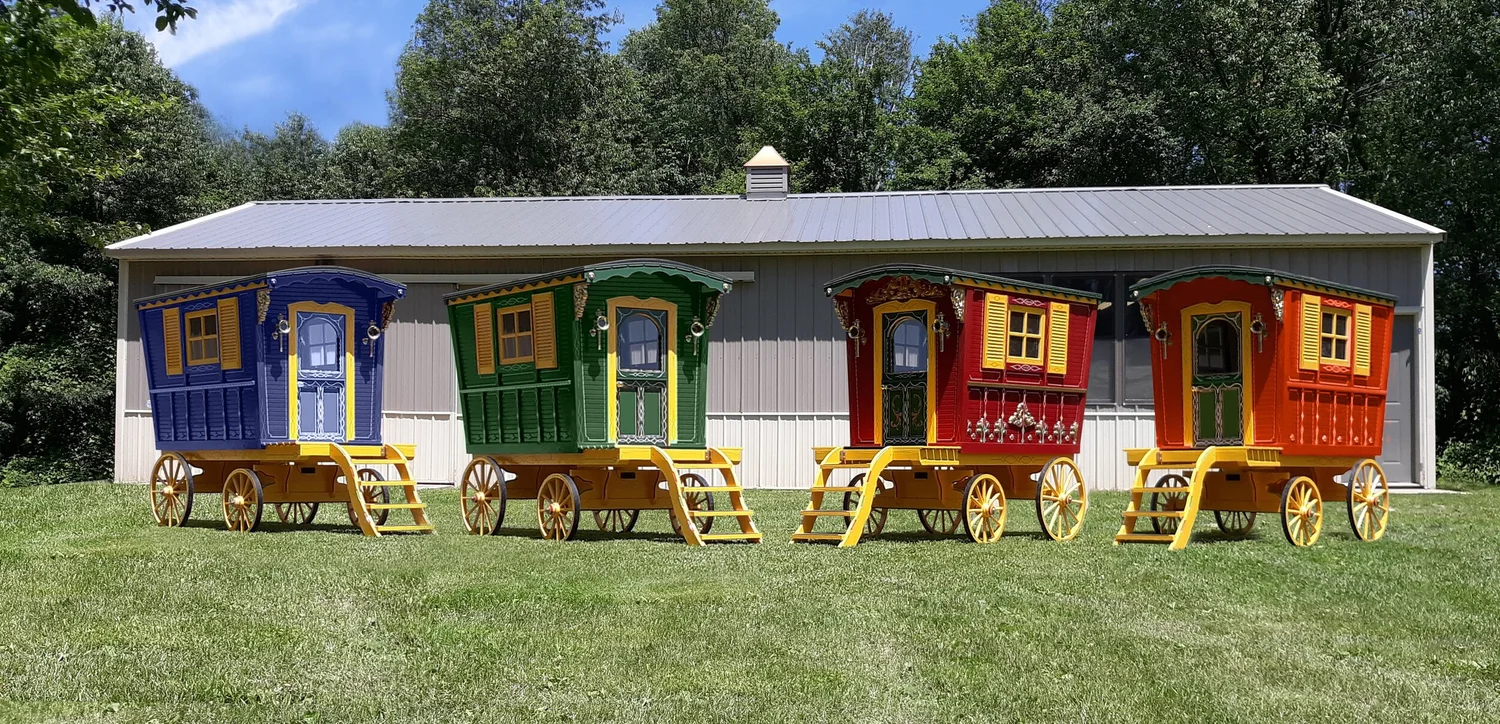 Gypsy Caravan wagon miniature 1/4 scale wagon / Caravan children's ...