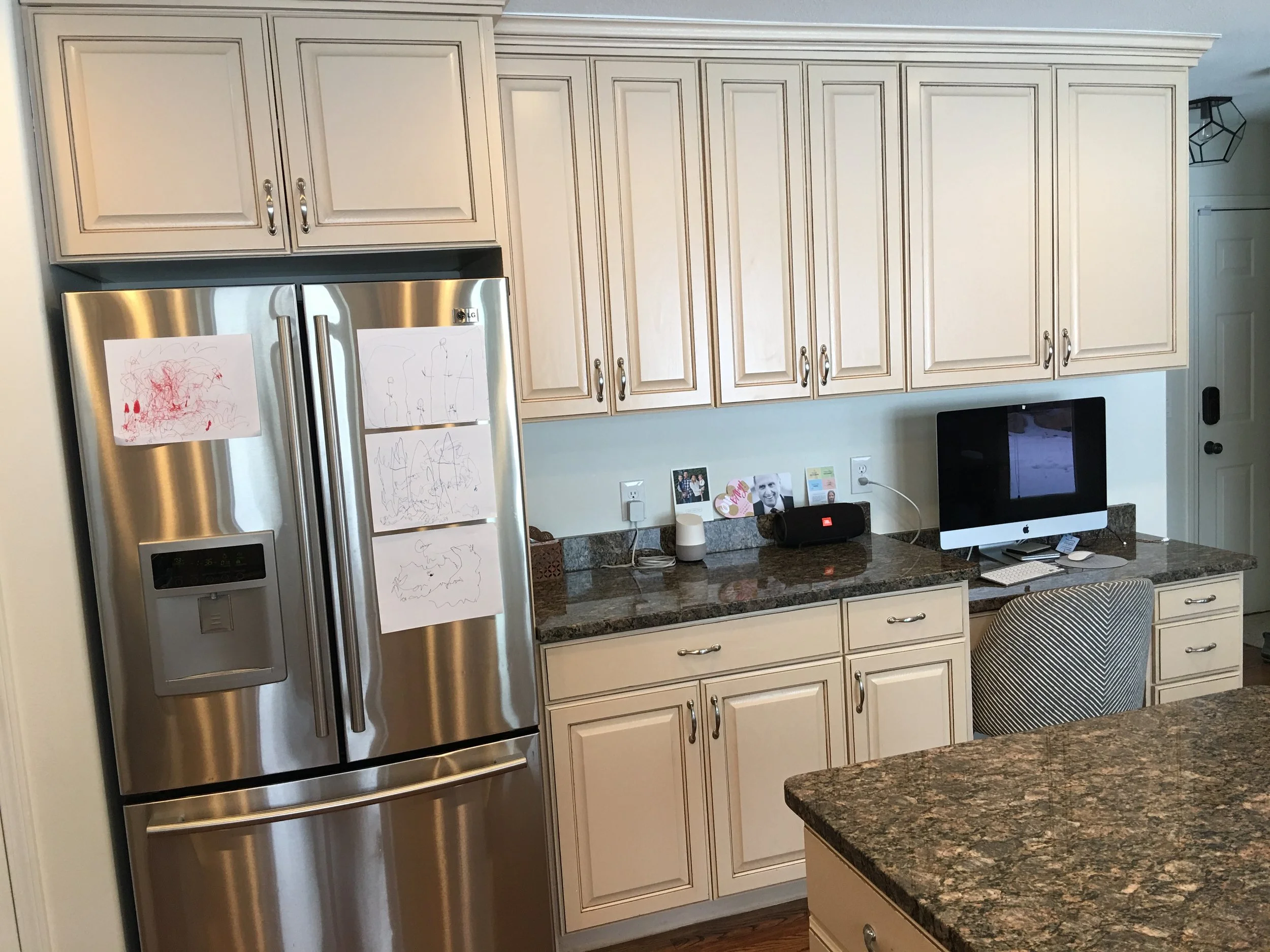 Pickled Oak Cabinets Updated