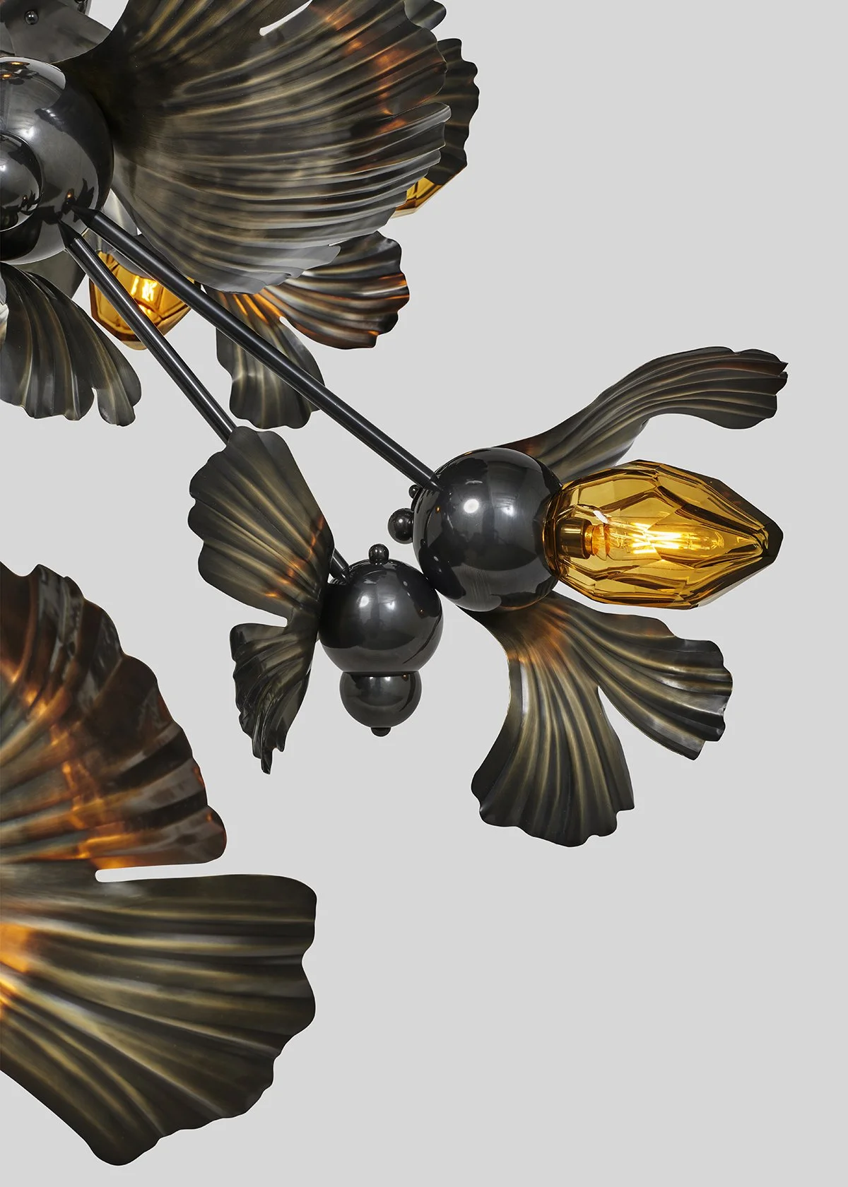 Custom Ginkgo Blossom 12 Chandelier — ROSIE LI