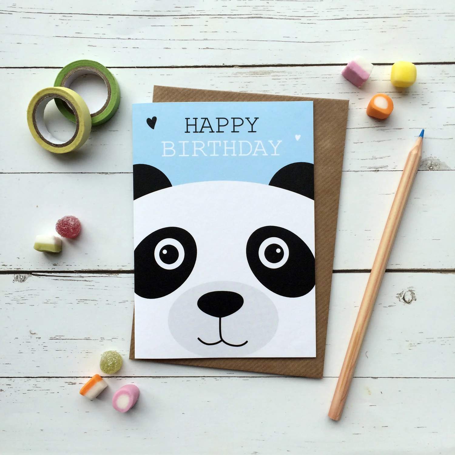 Birthday Panda Card