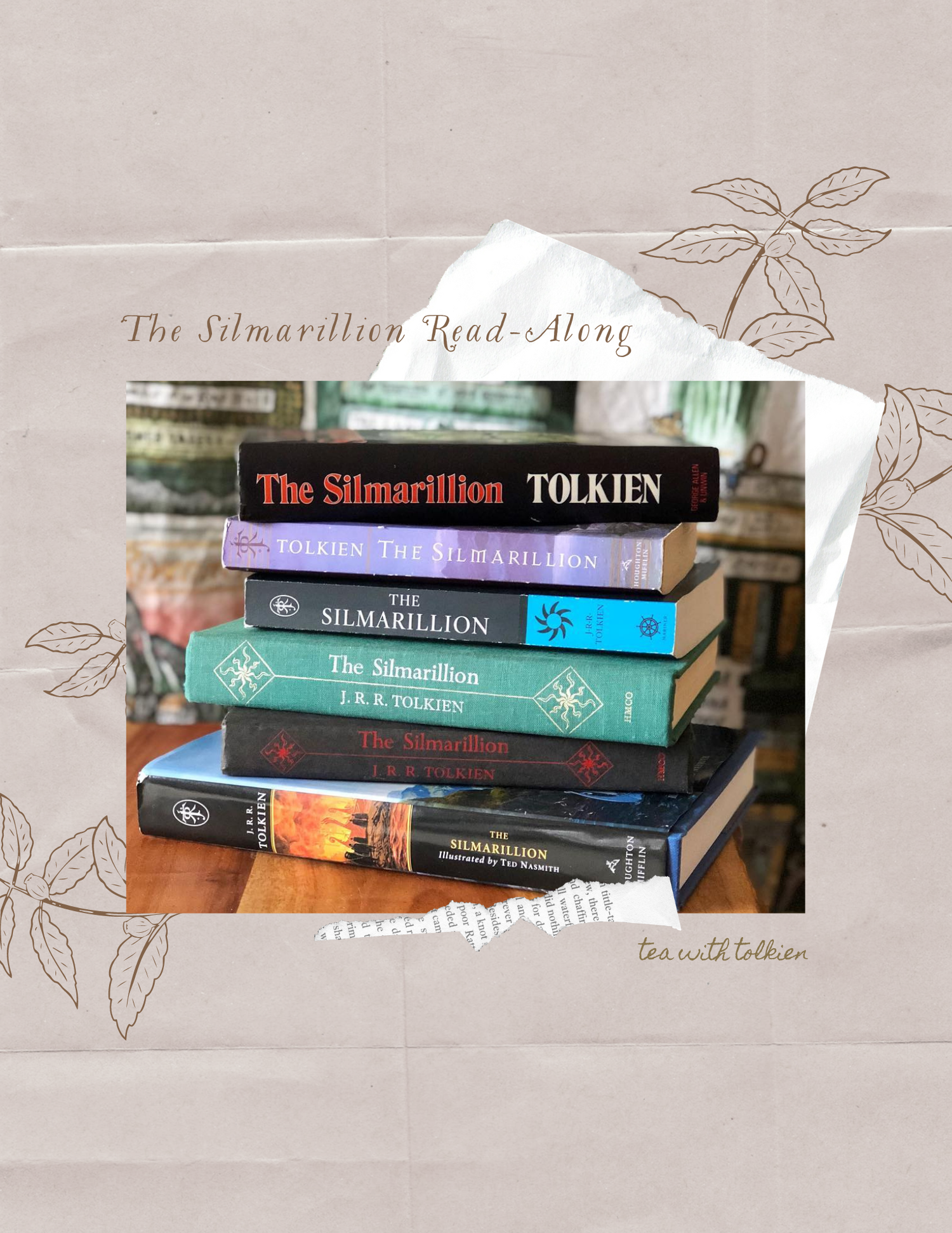 Tea with Tolkien Book Club: The Silmarillion Winter/Spring 2021 Reading ...
