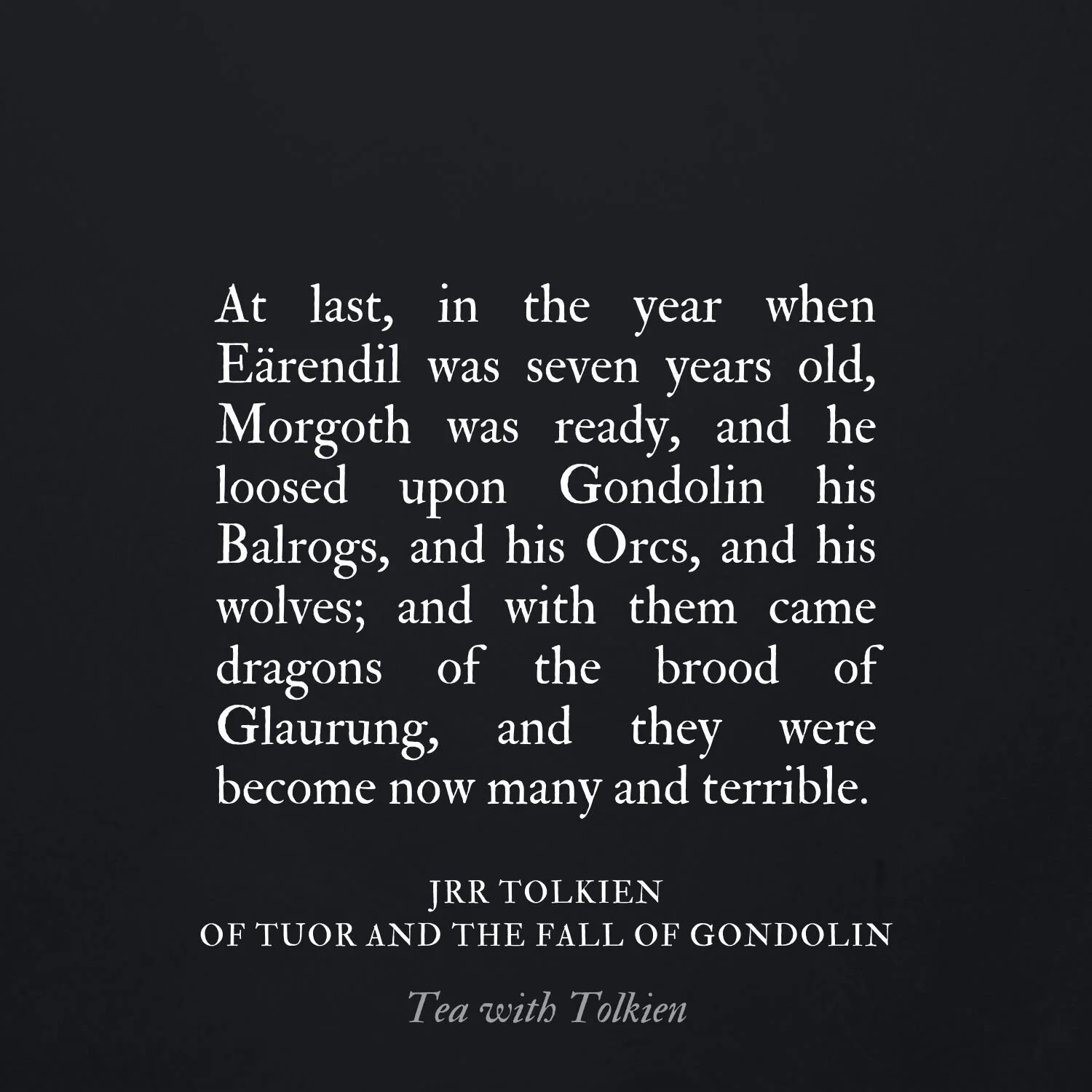 Guide to The Silmarillion: Of Tuor and the Fall of Gondolin (Ch. 23 ...