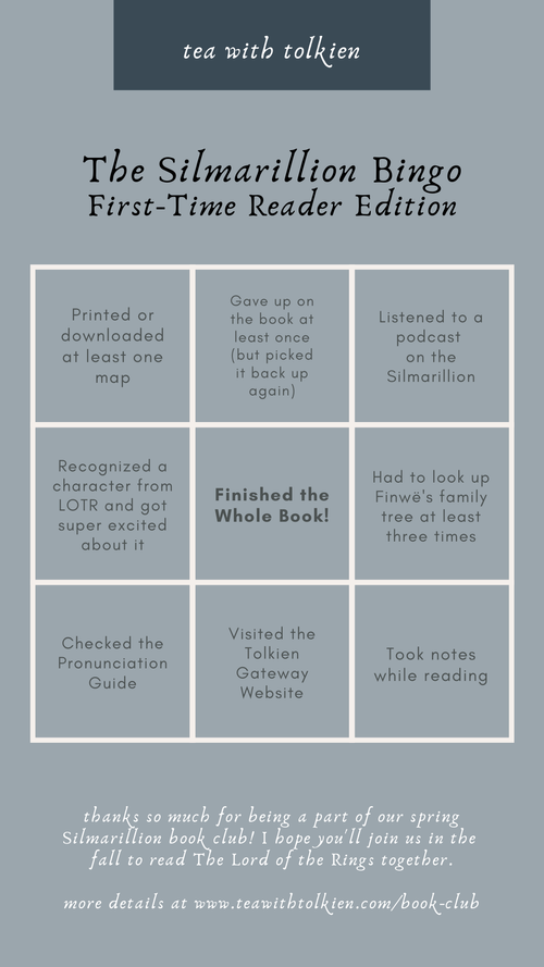 Our Silmarillion Book Club Wrap-Up Celebration (Spring Book Club 2021 ...