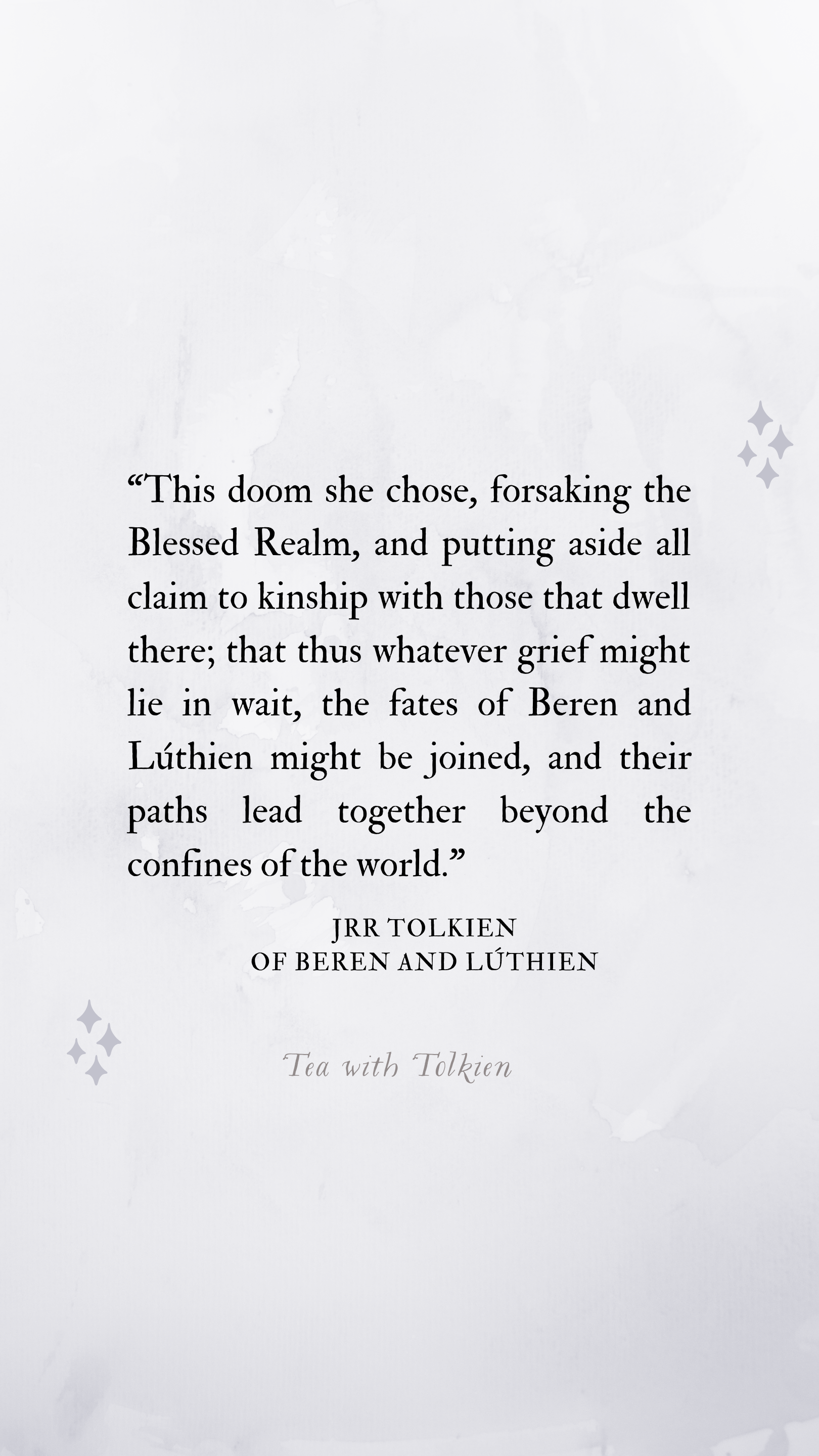 Free Phone Wallpapers — Tea with Tolkien