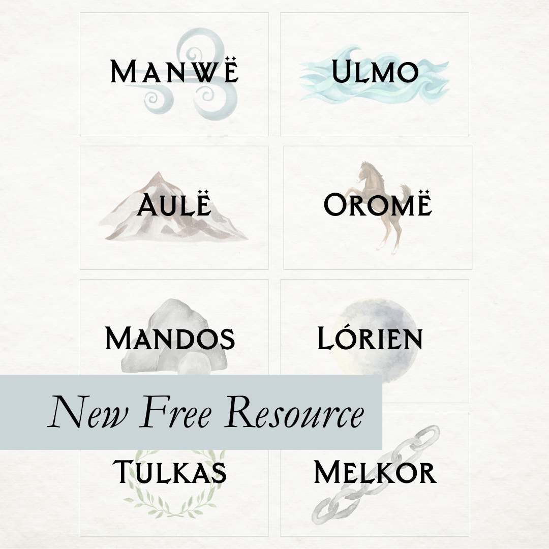New Free Resource: Valar Flashcards — Tea with Tolkien