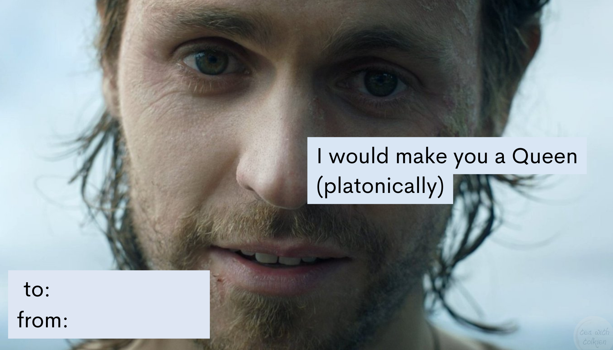 Rings of Power Valentines — Tea with Tolkien