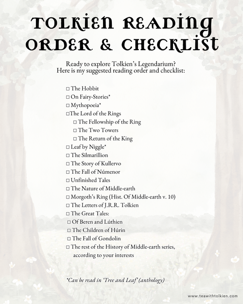 Video: Tolkien Reading Order & Checklist — Tea with Tolkien