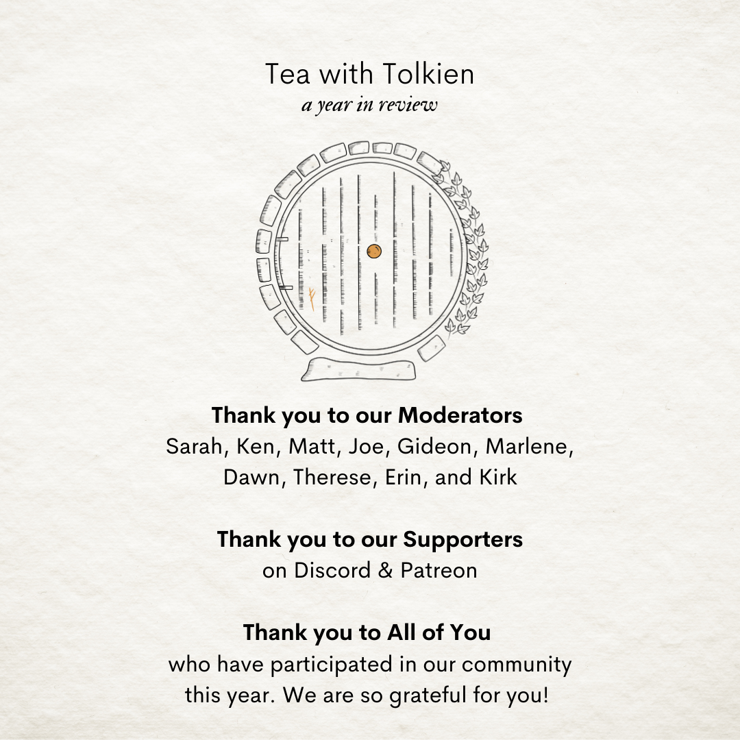 Tea with Tolkien’s 2023 in Review + Looking forward to 2024 — Tea with ...
