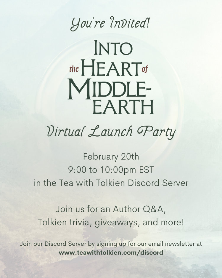 Virtual Book Launch Party: You're Invited! — Tea with Tolkien