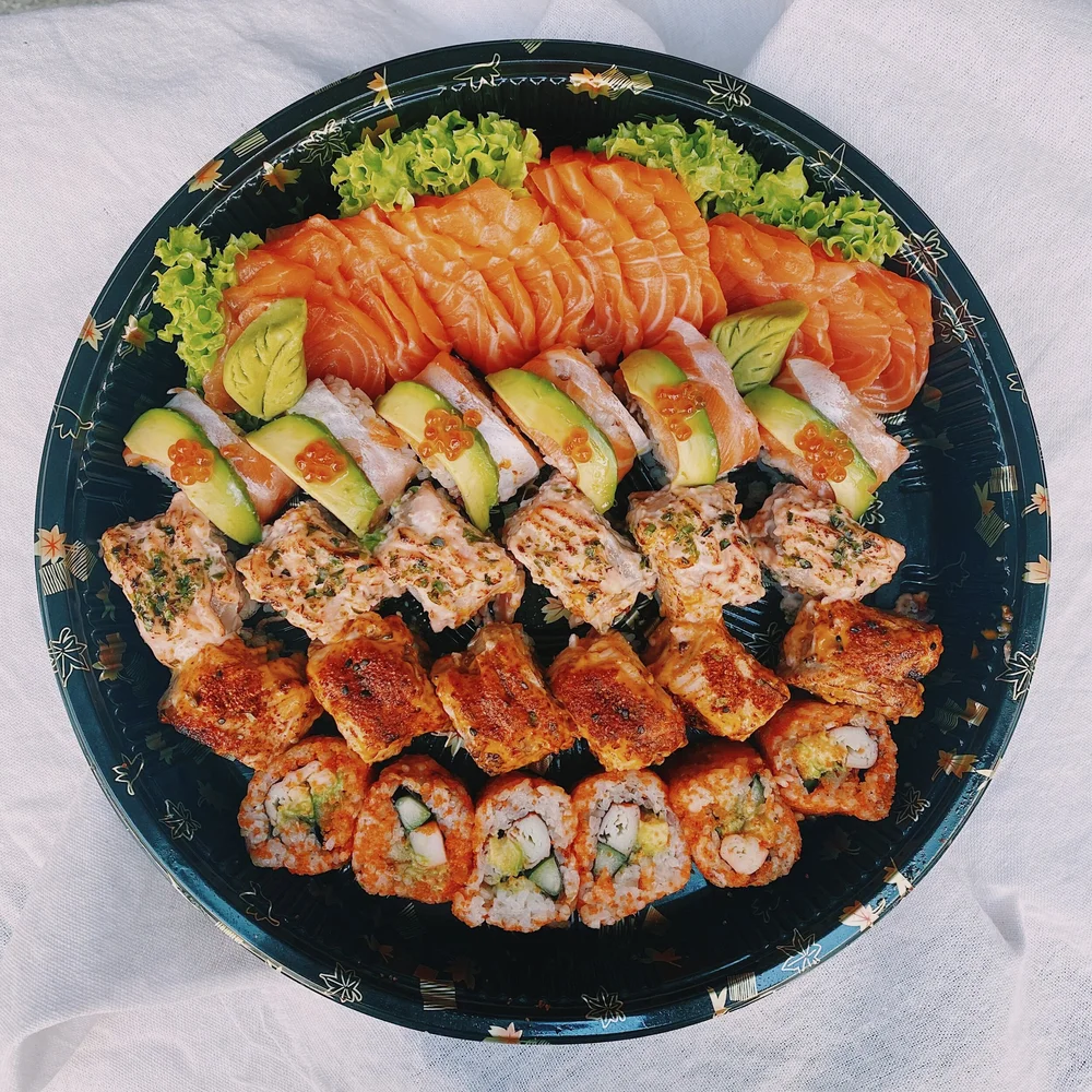 Salmon Sushi Platter