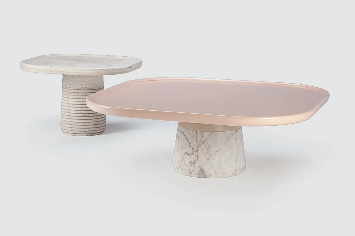 Shop Poppy Coffee Table Jade Lacquered Top Online | Marie Burgos Collection