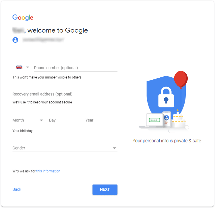 How to Create a Google Account - A step by step guide | Search Point UK ...