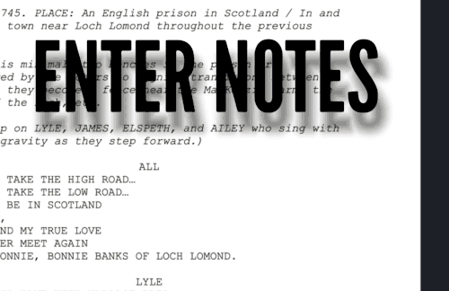 Digital Script — Stage Write