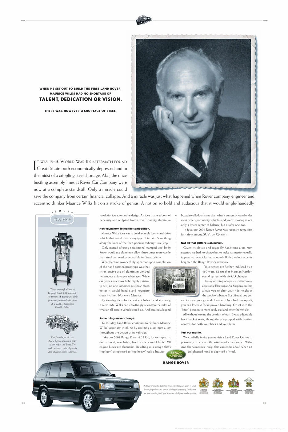 RANGE ROVER ADS — i am cameron day