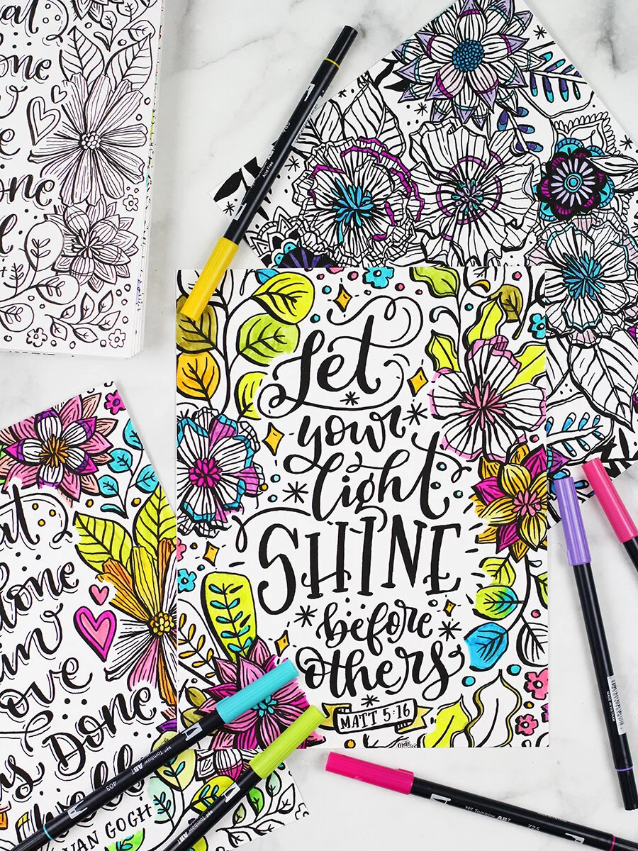 MORE FREE Coloring Pages! ( plus 10 new designs in my shop!) — MakeWells