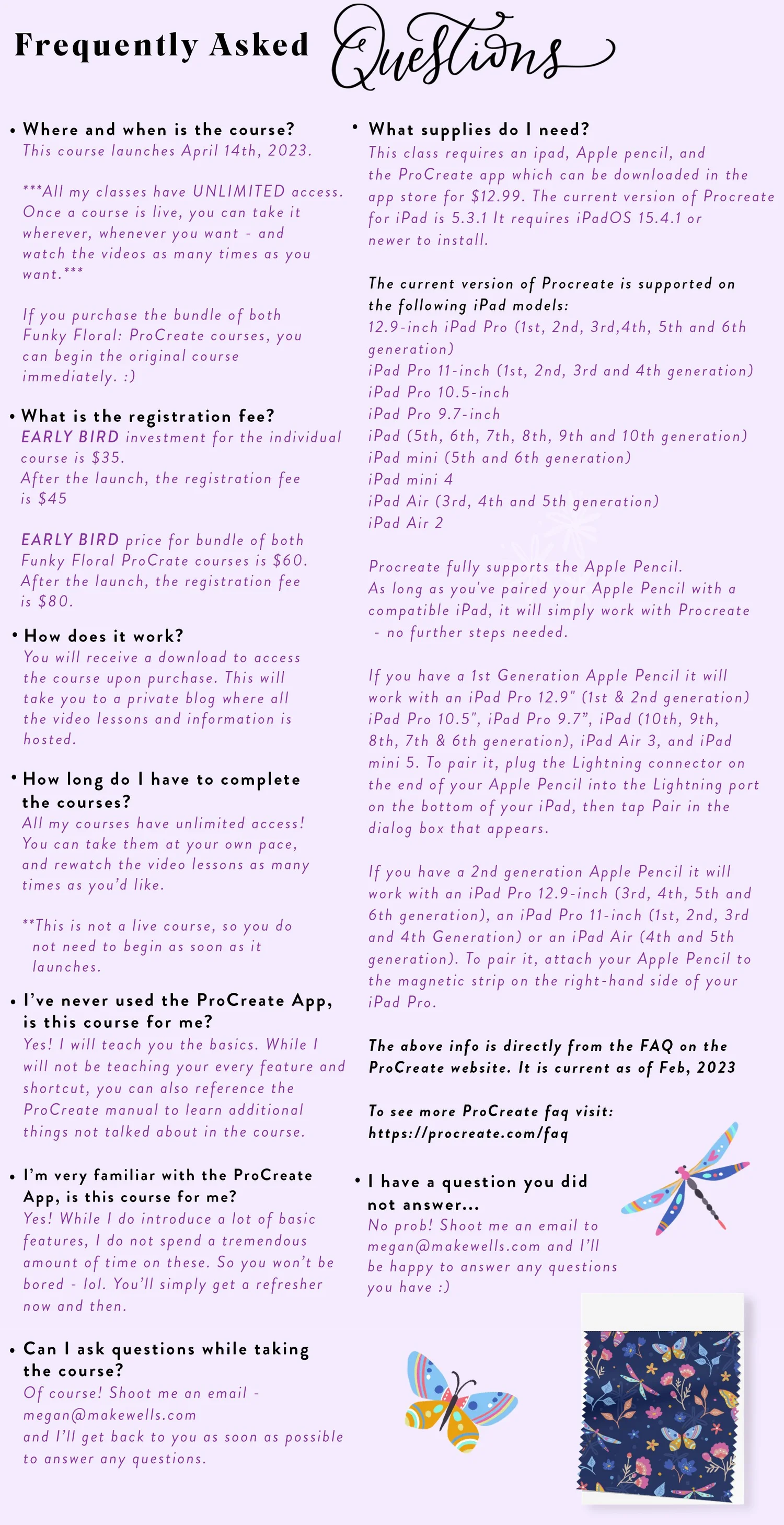 Create Repeat Patterns In Procreate Online Course Step By Step Surface Pattern Design Class