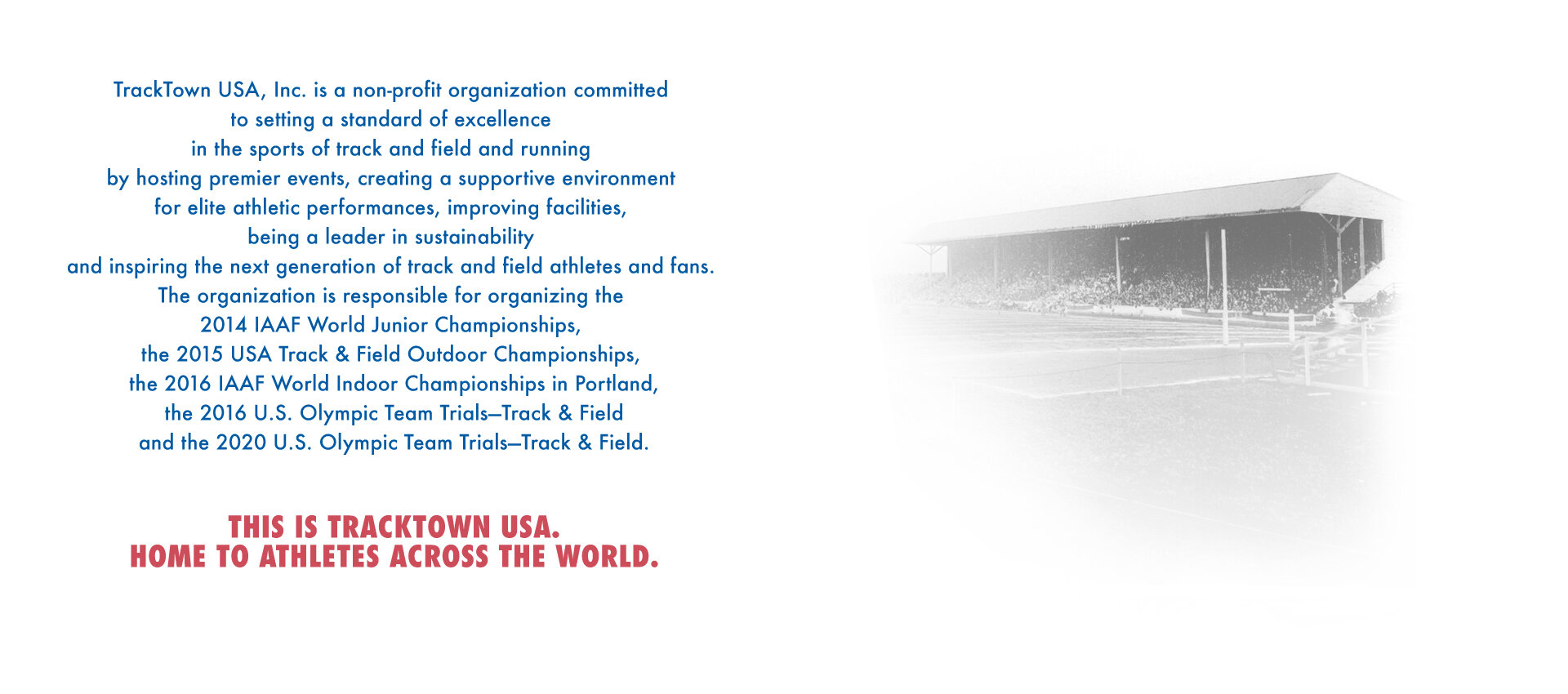 About Us — TrackTown USA