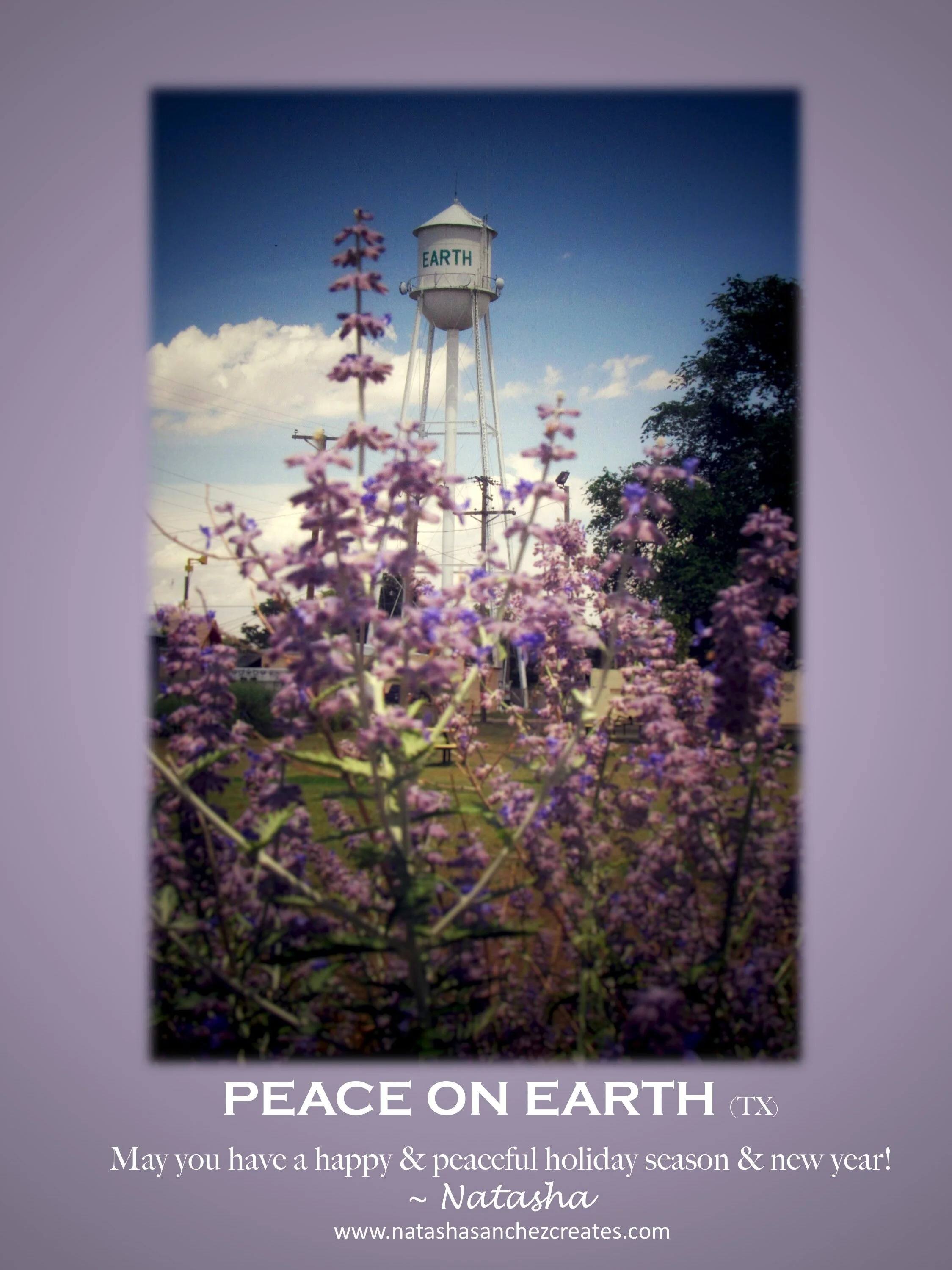 The State of My World: Actual Peace on Earth (TX) — Natasha Sanchez
