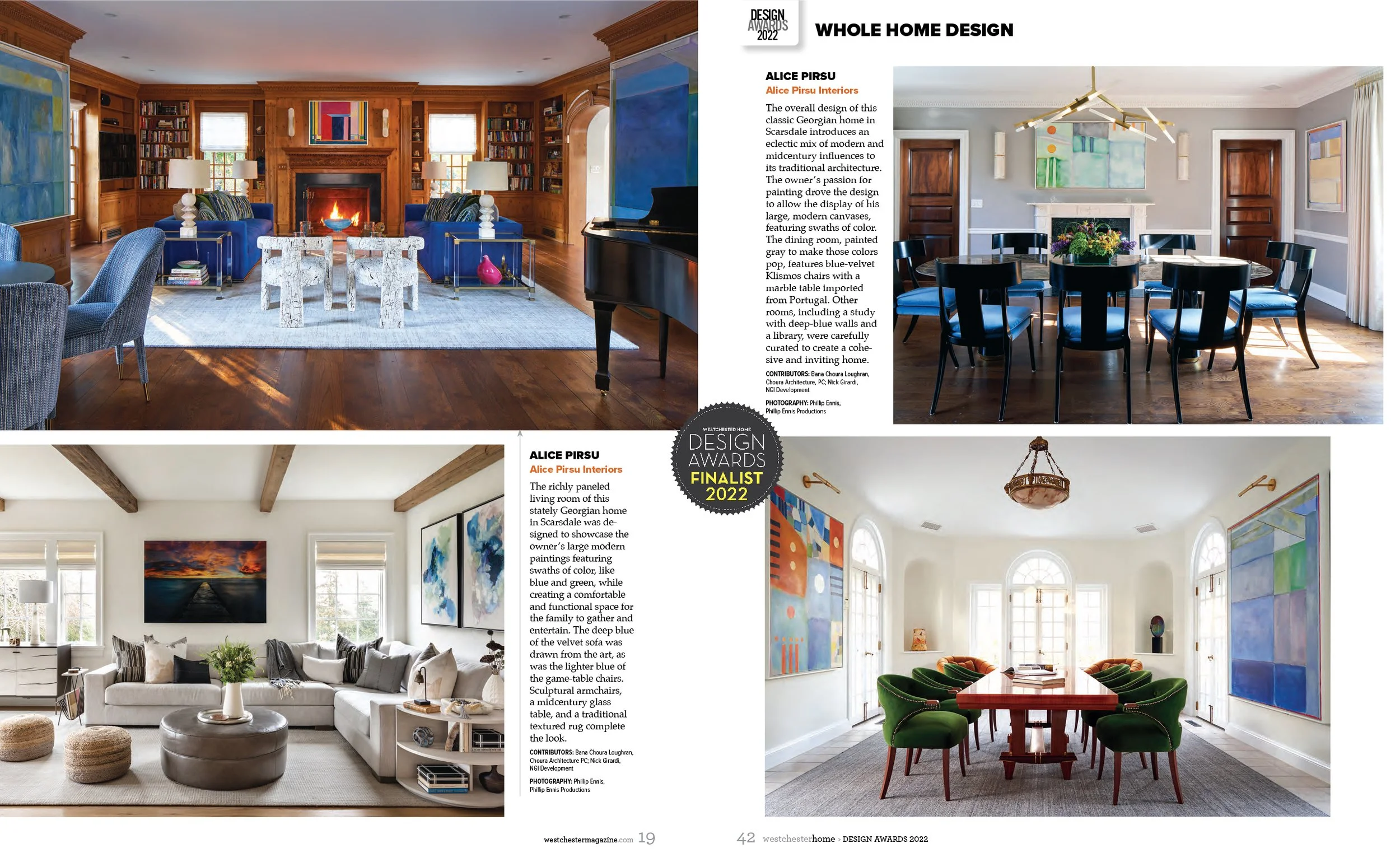 Best Westchester Interior designer NY | Alice Pirsu Interiors