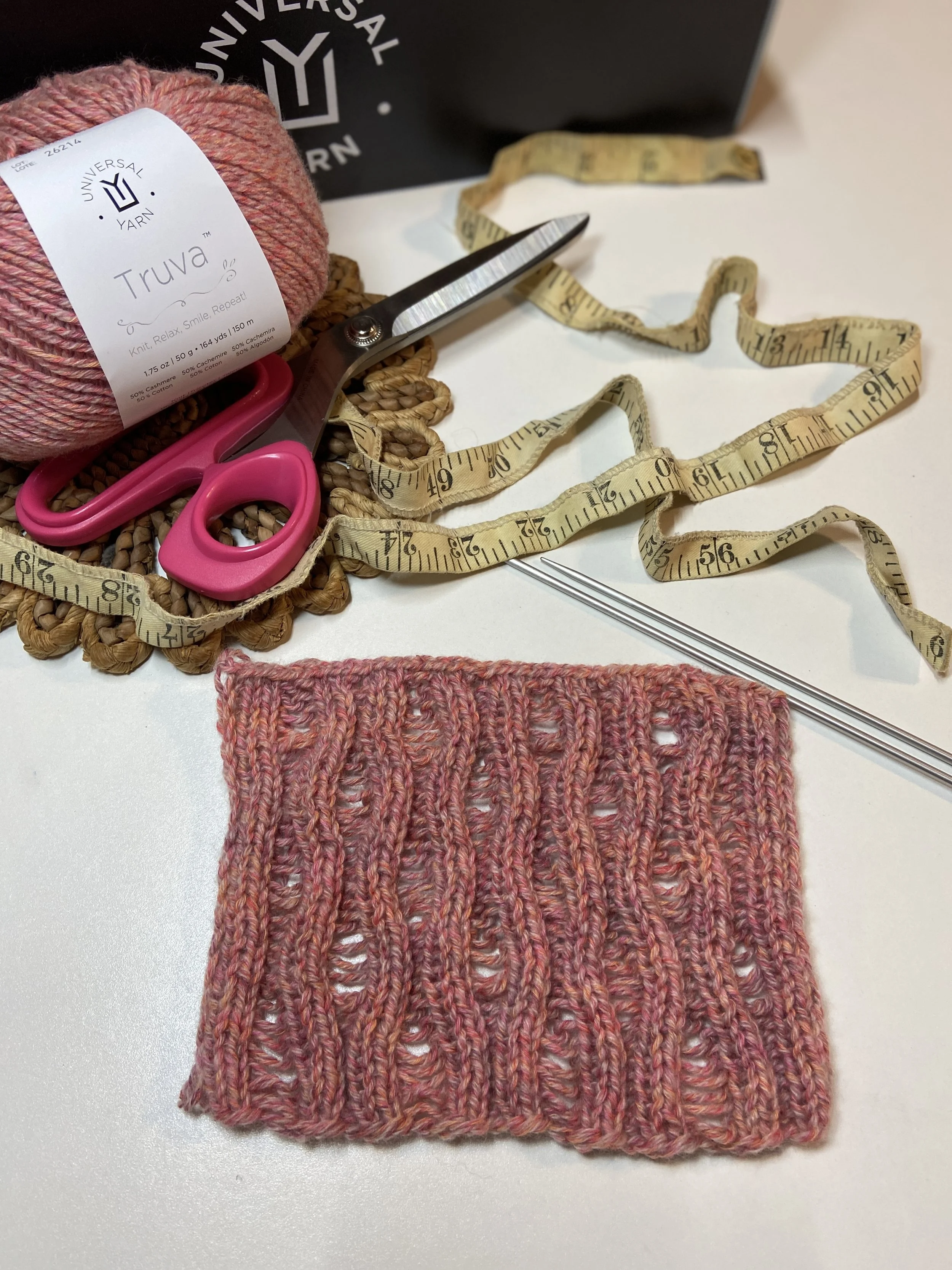 Why swatch your knitting and factors in choosing the right yarns for ...