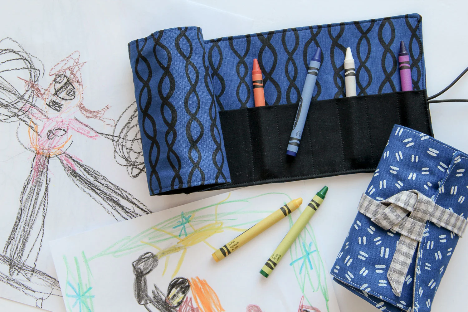 Crayon Roll Tutorial — Village Bound Quilts