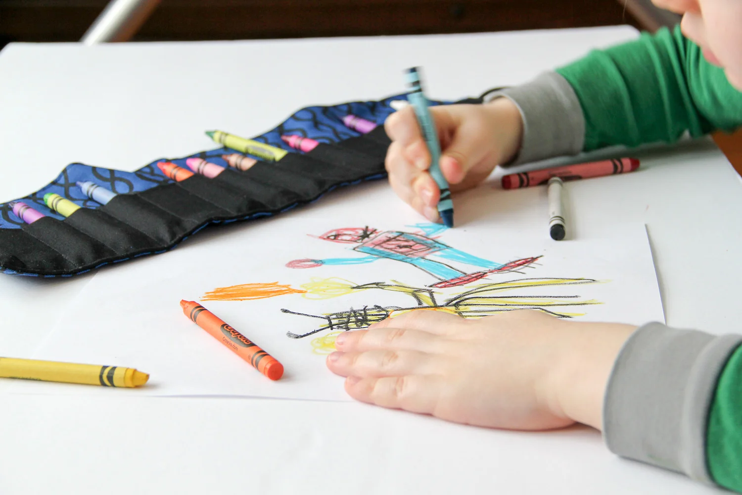 Crayon Roll Tutorial — Village Bound Quilts