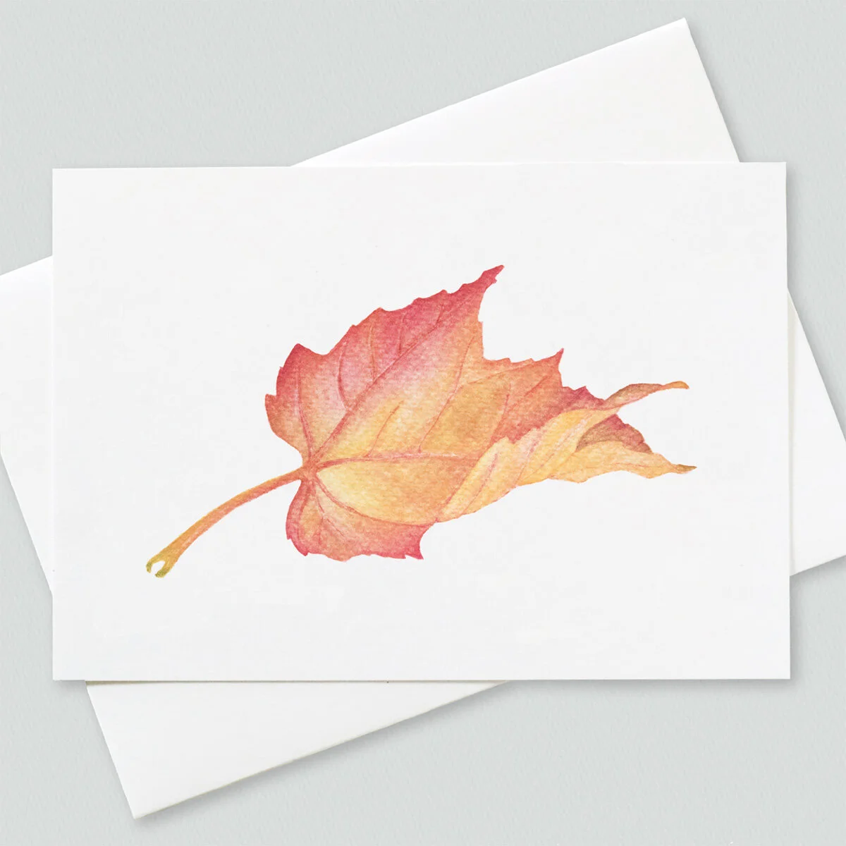 Autumn Leaf Note Card (N01017_S) | Paper-Roses