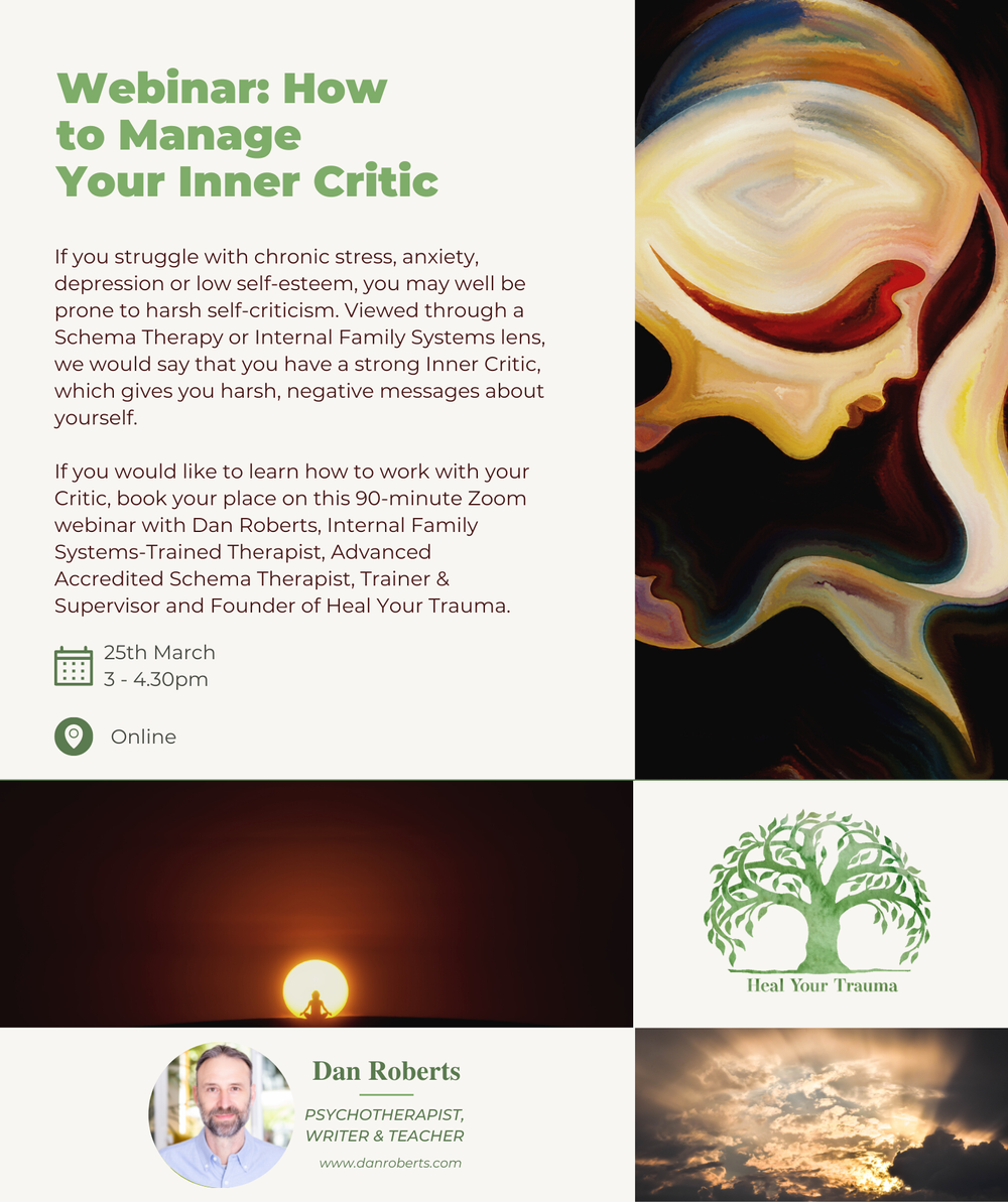 Come to My Webinar – How to Manage Your Inner Critic – on 25th March