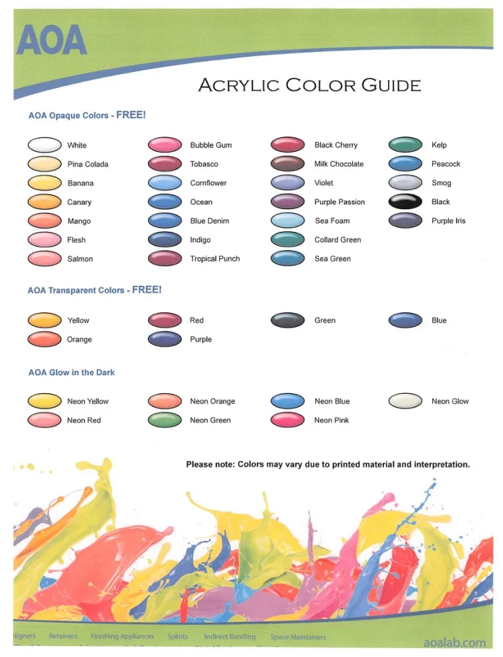 Retainer Designs And Colors Like Brace