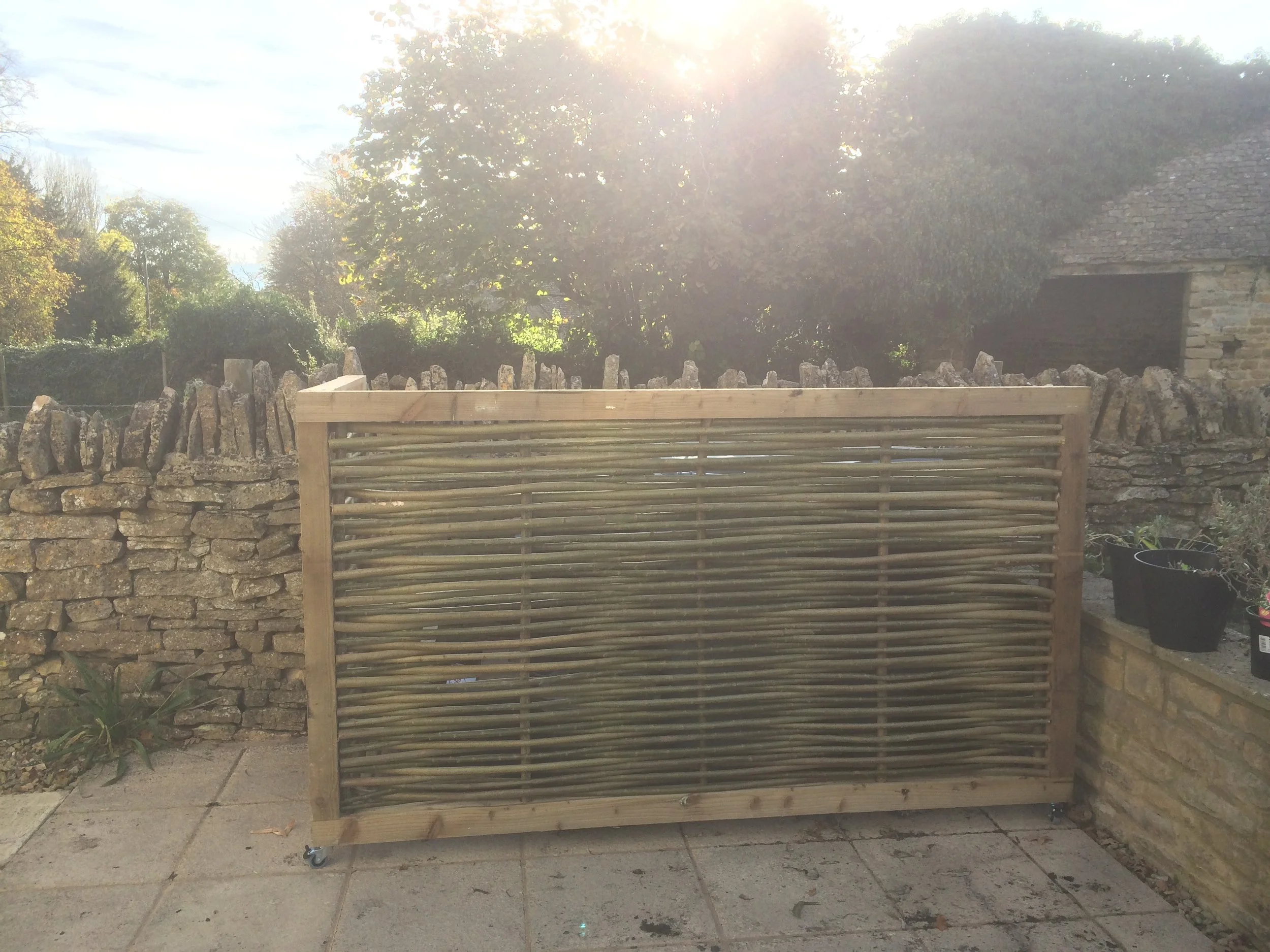 Woven Willow Screens - WonderWood