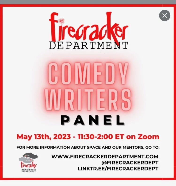 Comedy Writers Event! — Firecracker Department