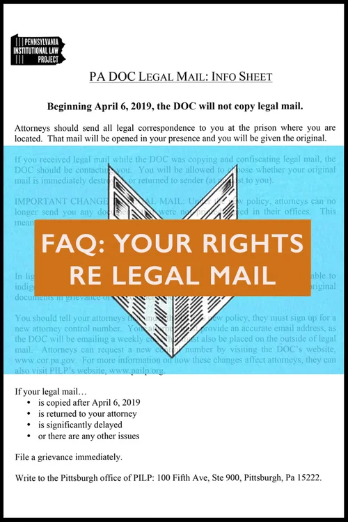 Self-Help Materials — Pennsylvania Institutional Law Project