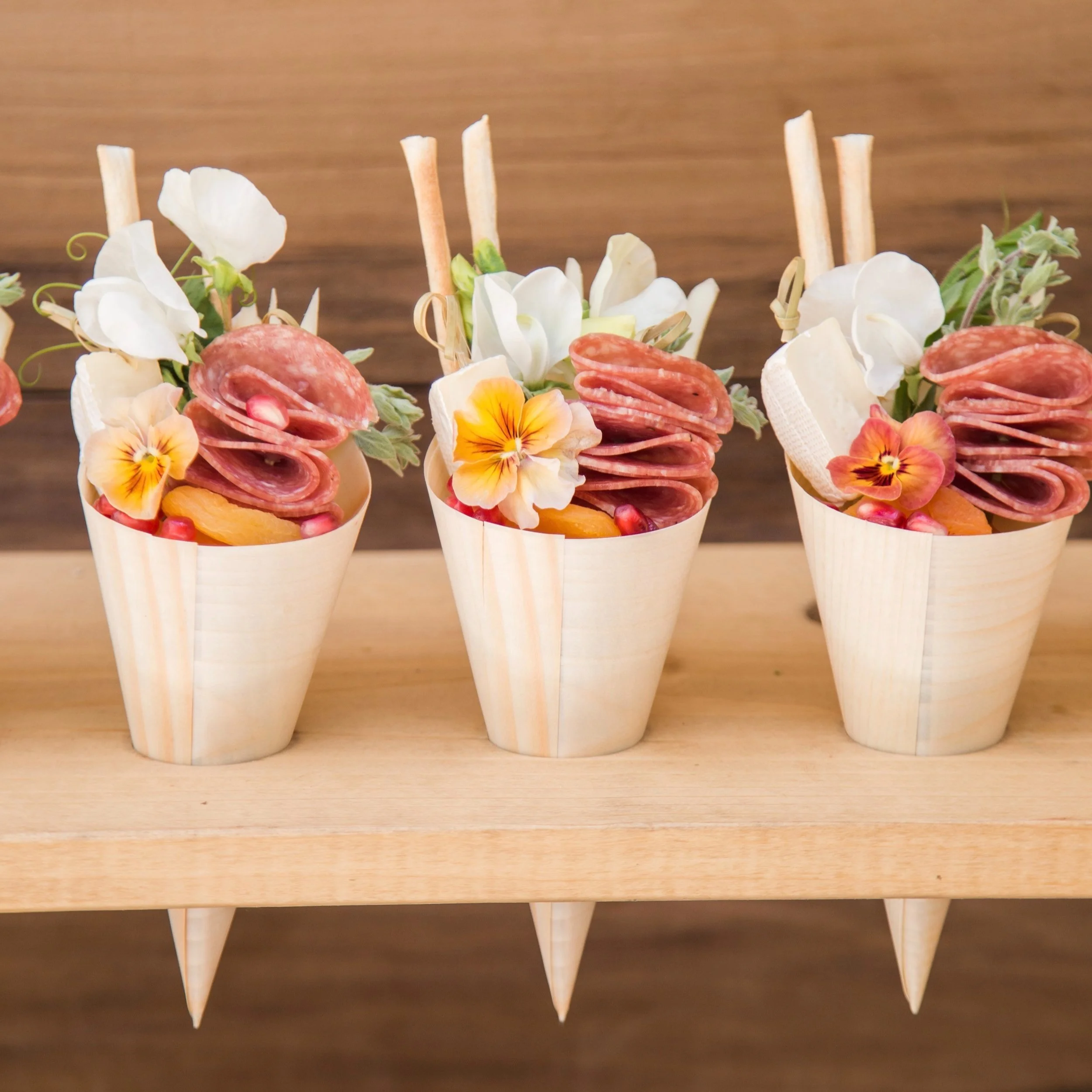 Charcuterie cones — Slate Catering