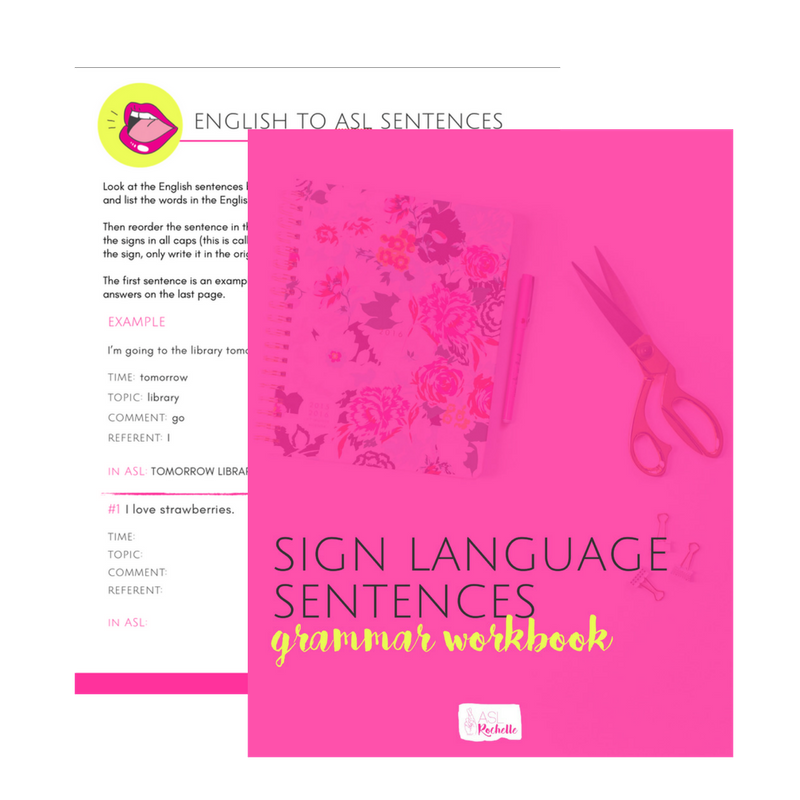 Sign Language Sentences