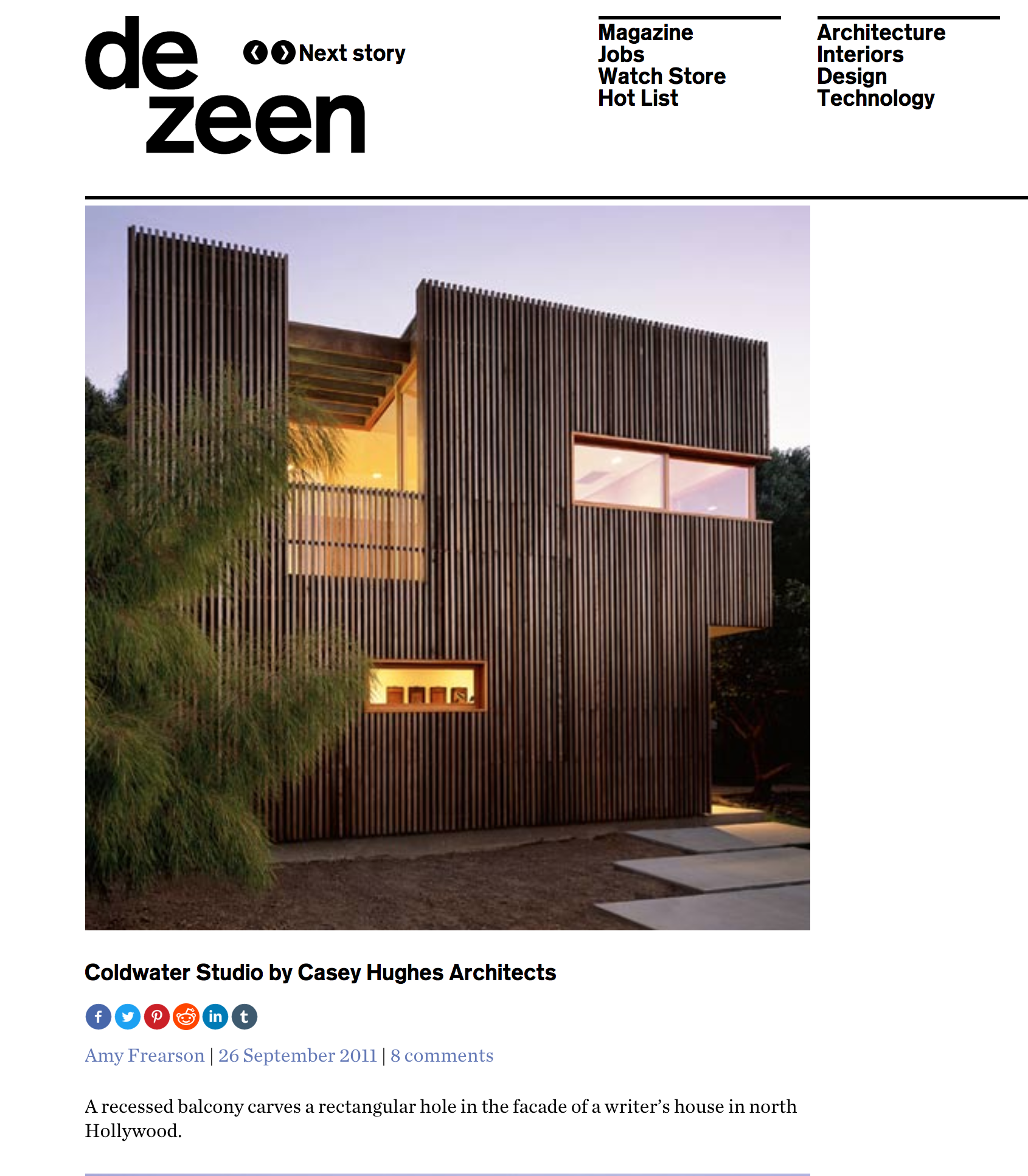 Dezeen — Casey Hughes Architects