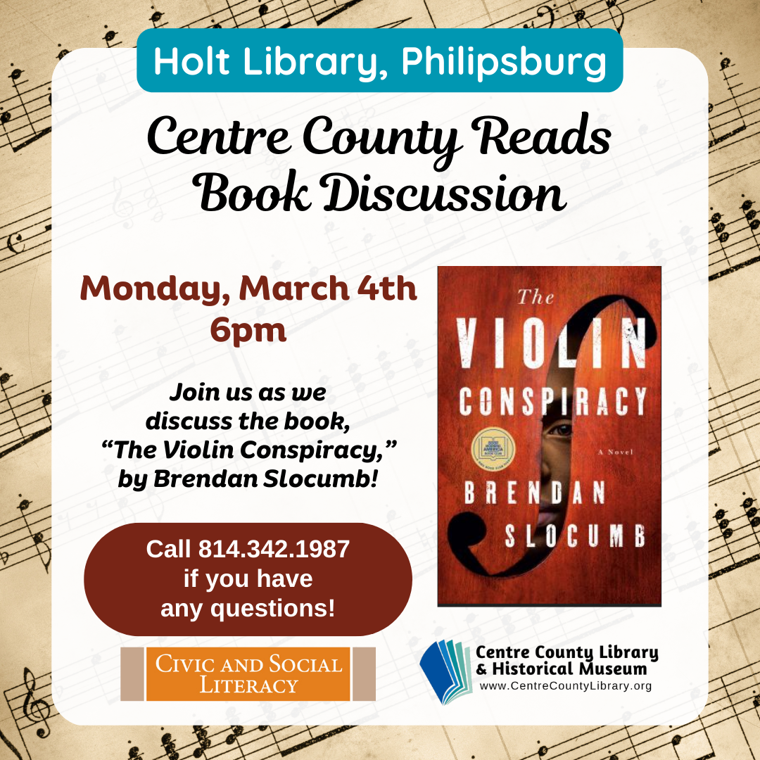 Holt Memorial Library Events — Centre County Library & Historical Museum