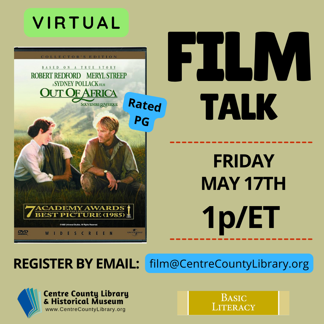 Virtual Programs — Centre County Library & Historical Museum