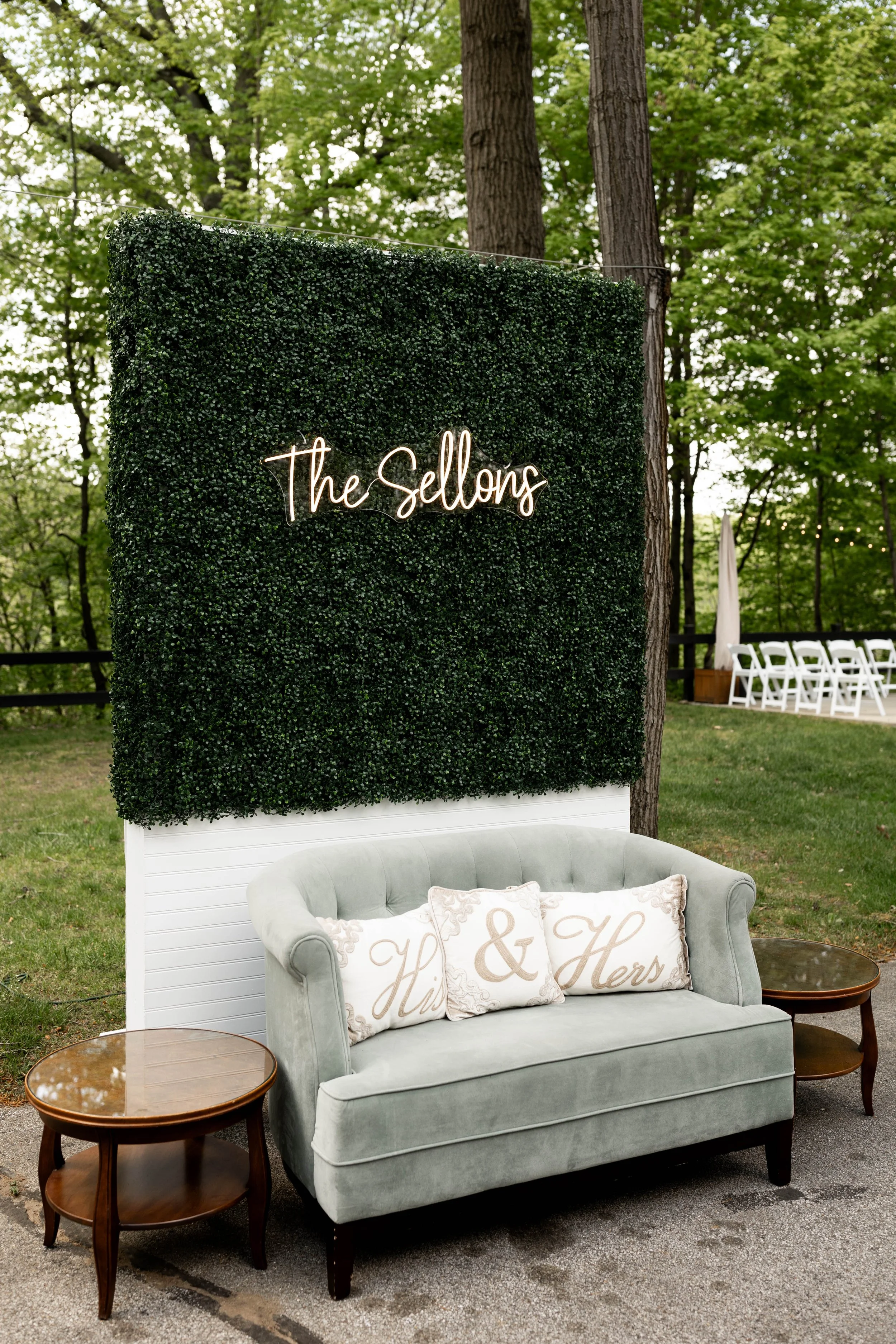 The Morris Estate — Boxwood Backdrop
