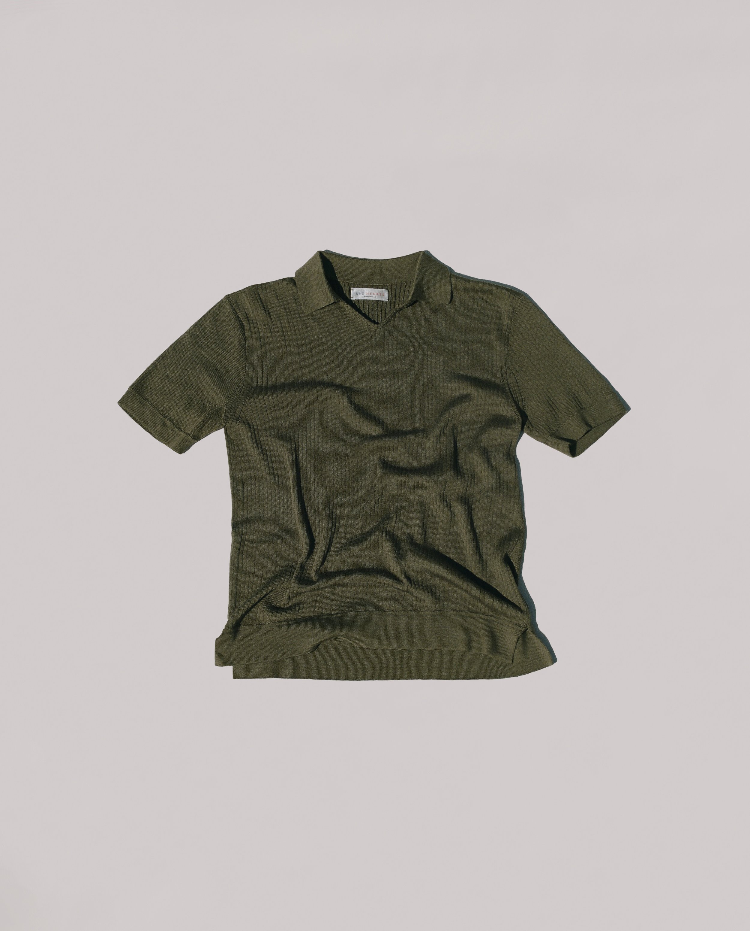 S/S SPLIT COLLAR | 'CORDE' — UNE HEURES
