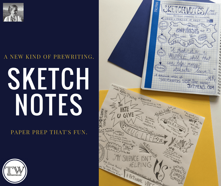 Sketchnotes: Paper Prep that's FUN — TeachWriting.org