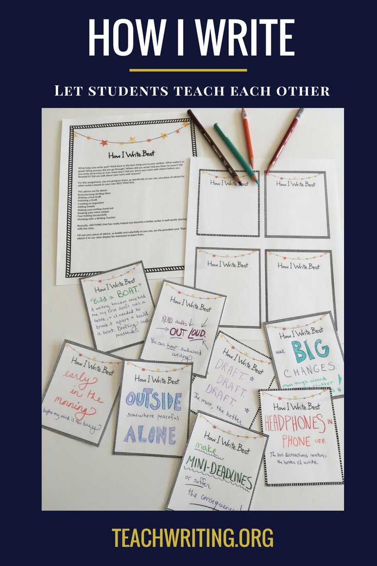 The Writers' Advice Wall — TeachWriting.org