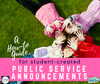 Public Service Announcements: A How-To Guide for Teachers ...