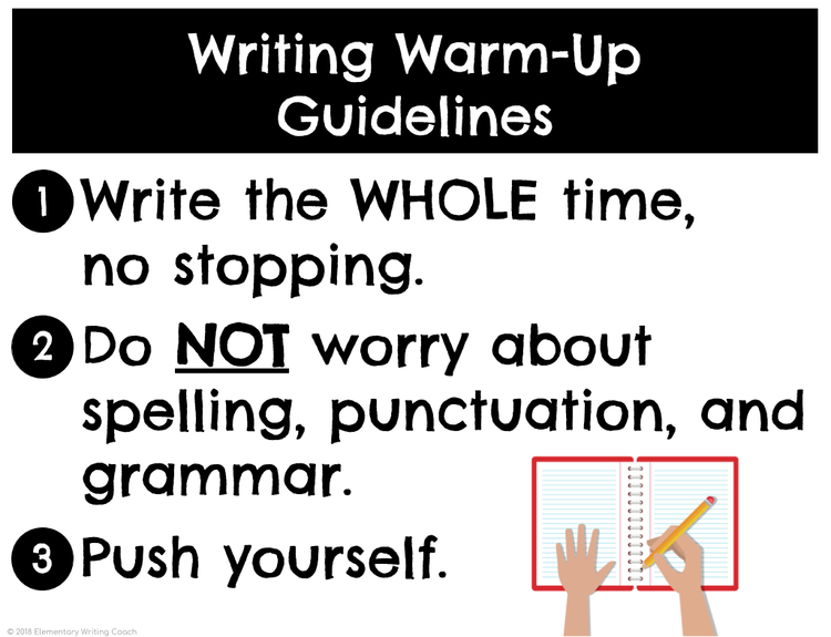 Get Started With Writing Warm-Ups — TeachWriting.org