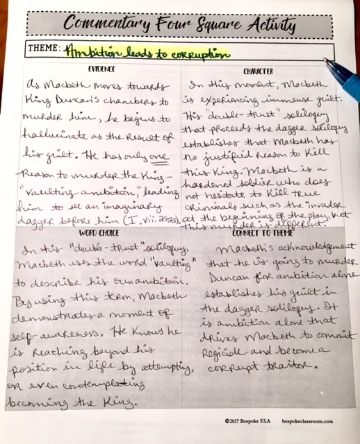 Five Ways to Target Commentary for Essay Writing — TeachWriting.org