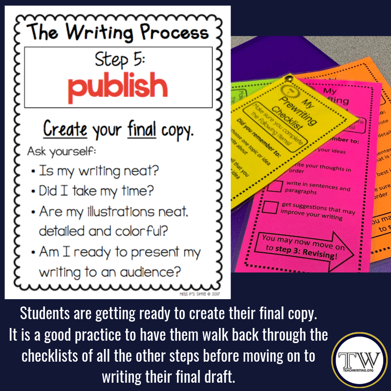 Step by Step Tackling The Writing Process TeachWriting Step by Step Tackling The Writing Process TeachWriting