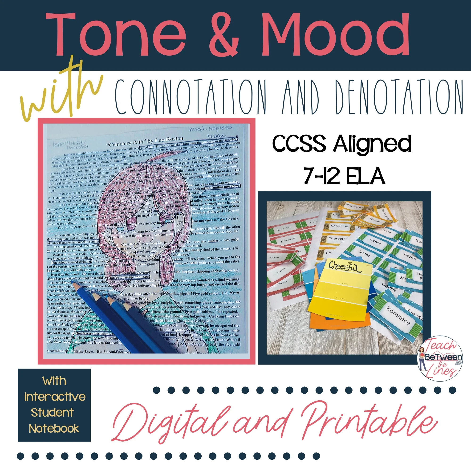 Tone and Mood Writing - Writing Games and Unique Assessments to Teach ...
